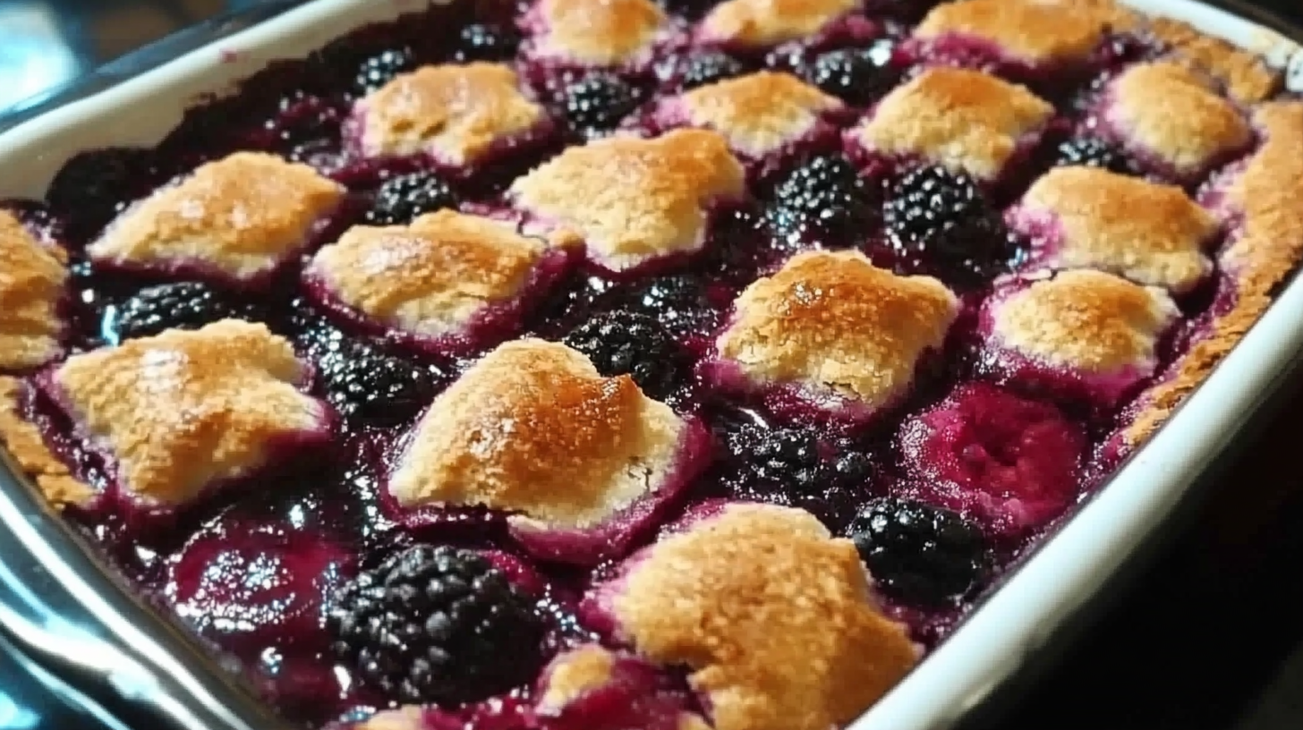 Homemade Kentucky Blackberry Cobbler